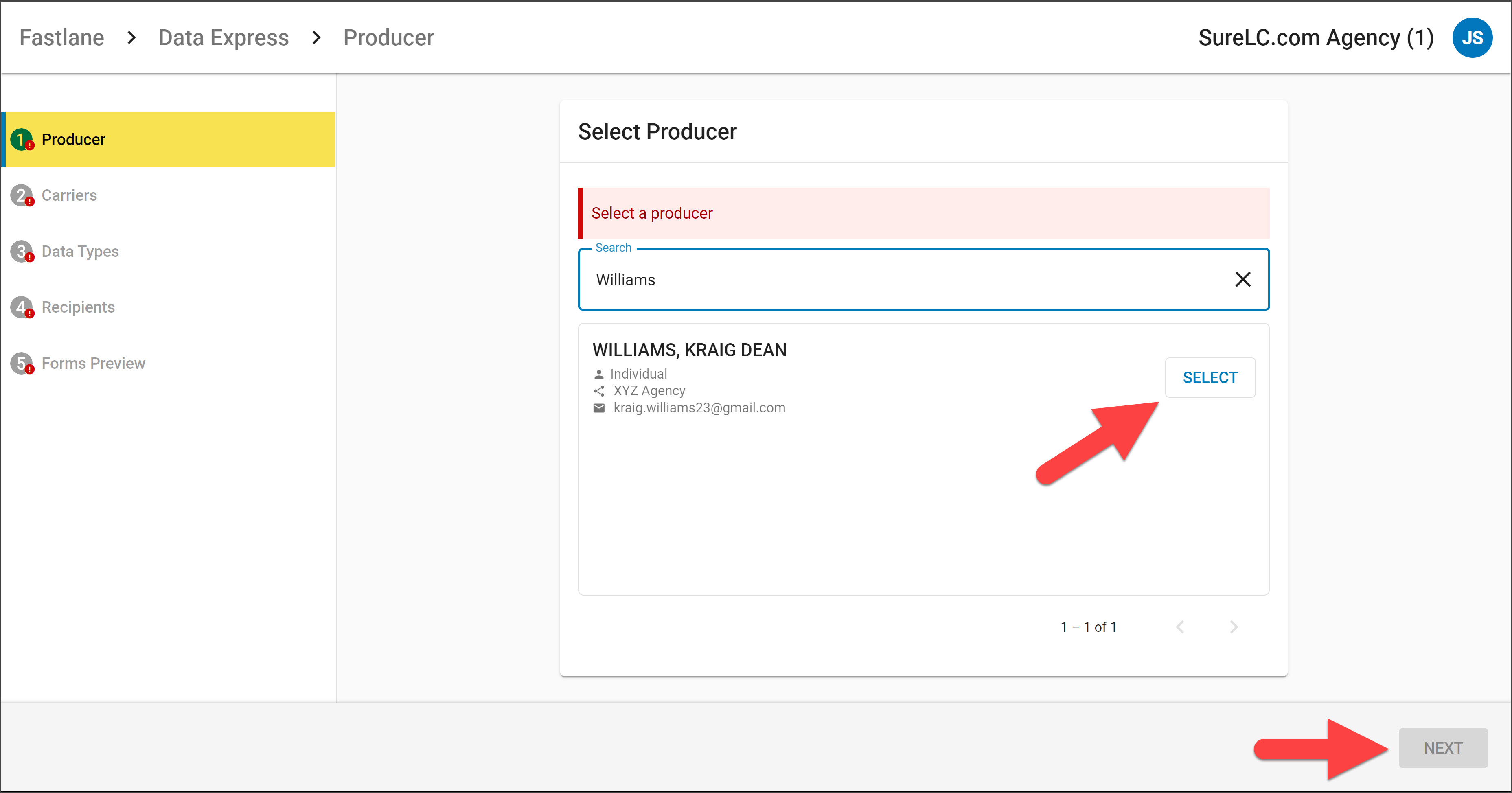 Data Express – Help Center