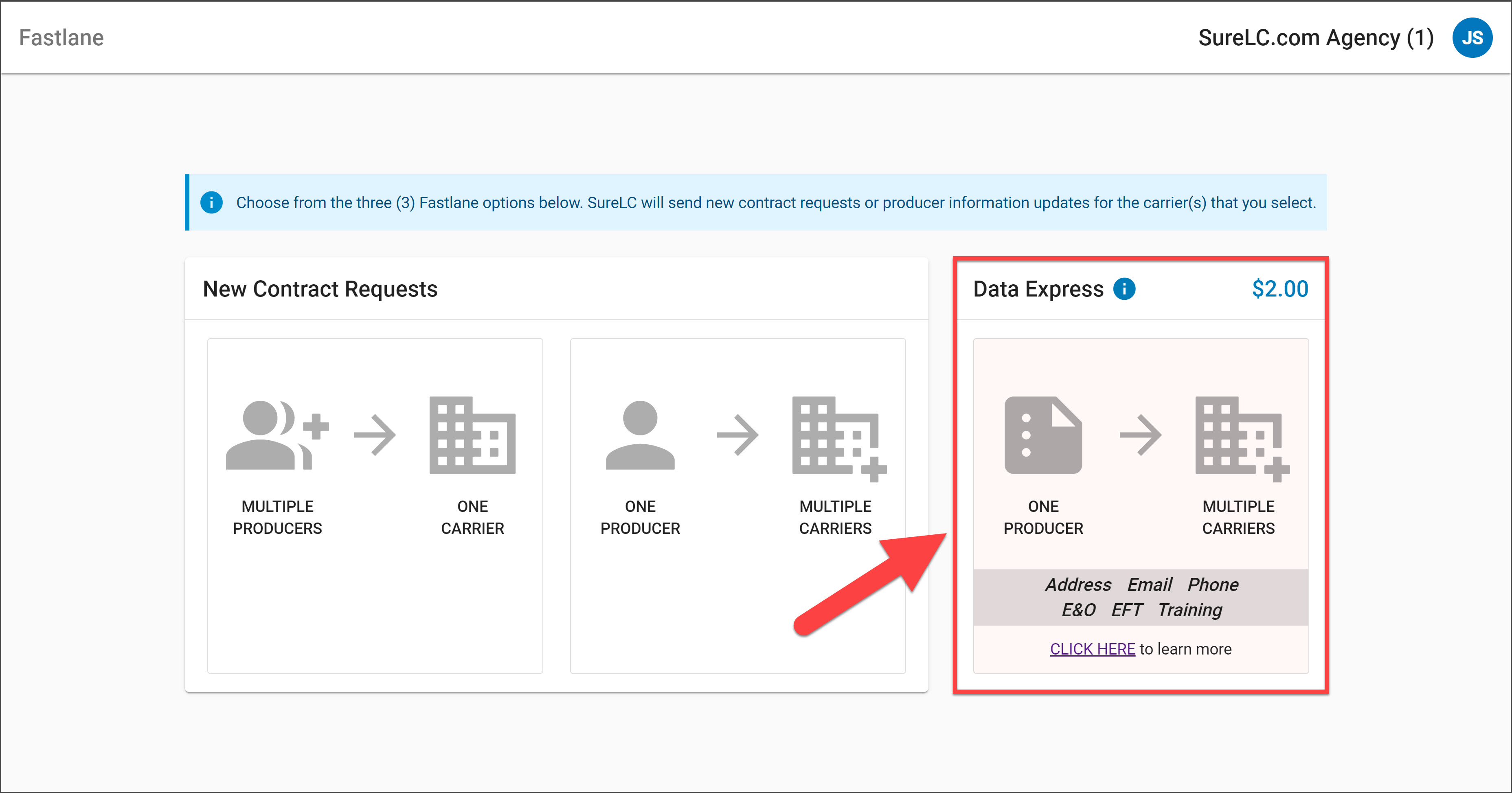Data Express – Help Center