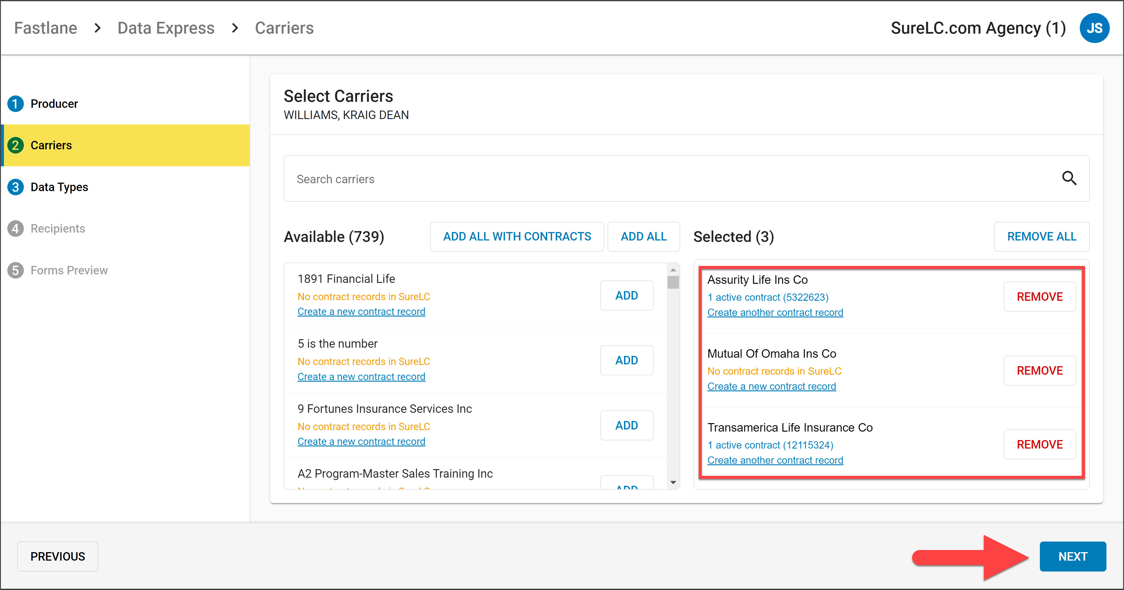 Data Express – Help Center